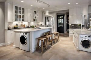 How To Hide Washer And Dryer In Kitchen