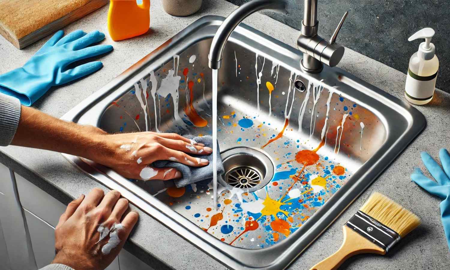 How To Remove Paint From Sink - Home Art Guide